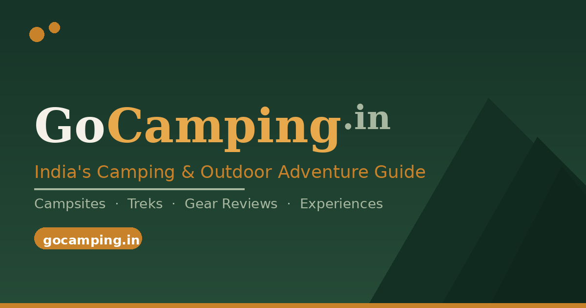 Camping Gear Checklist India | GoCamping